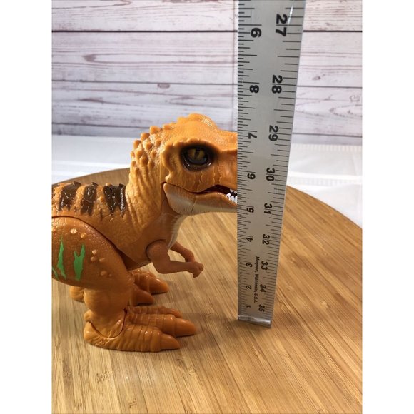 Toy Snake Robo Alive Attacking Grey T-Rex Battery-Powered Robotic Toy ...